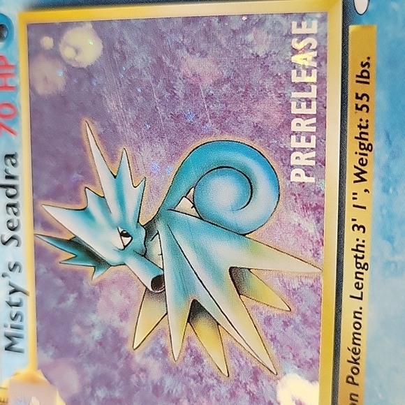 Pokemon | Toys | Rare Mistys Sedra Prerelease Pokmon Card | Poshmark